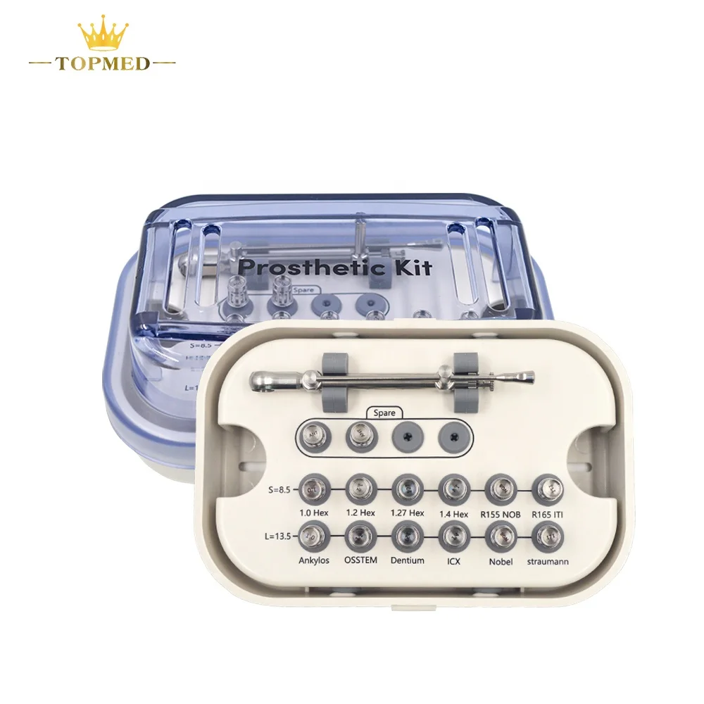 치과 용 제품 임플란트 보철 키트 범용 토크 렌치 12 개 스크류 드라이버 Iti NOB Ankylos 3i Osstem ICX ...
