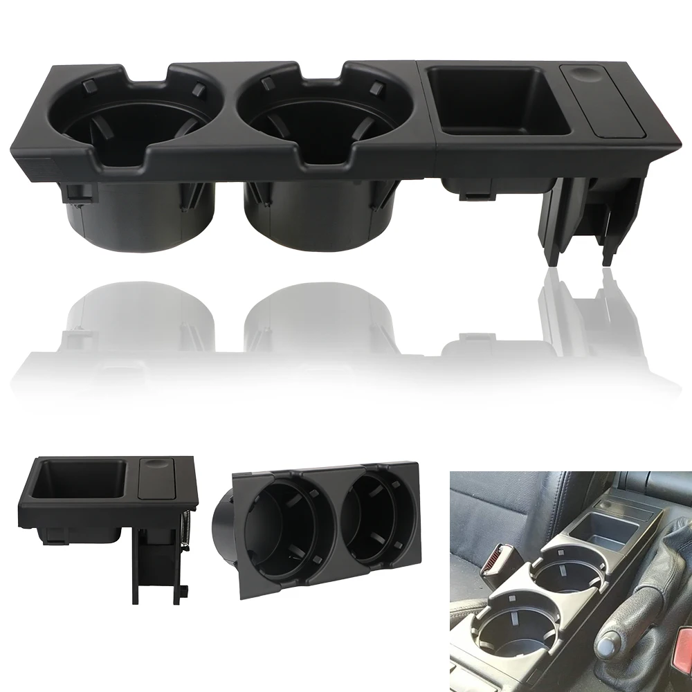 Car Center Console Water Cup Holder Coin Tray Beverage Bottle Holder ...