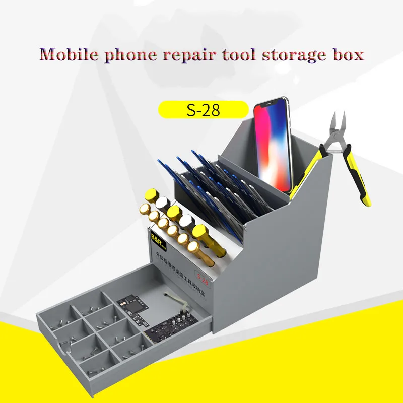 Multi Function Repair Tools Desktop Organizer Storage Box Mobile Phone ...