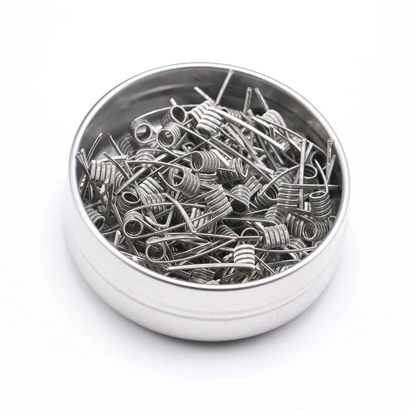 Nk 100pcs Nichrome Ni80 Parallel Fused Clapton Coil 25*2/39g 0,26ohm ...