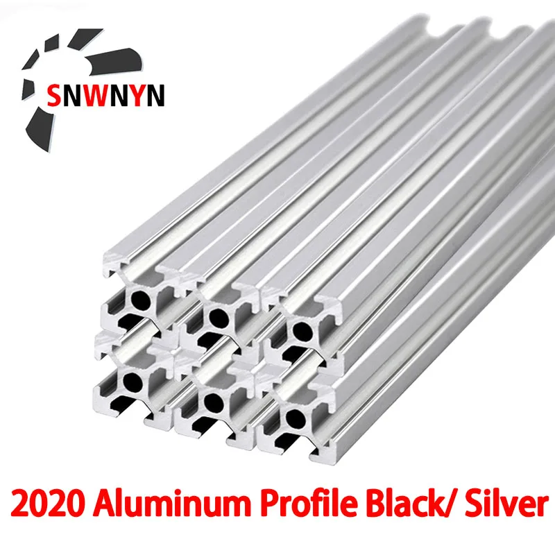 1/2 PCS 20x20 Aluminum Profile 2020 T Slot 6mm CNC European Standard ...