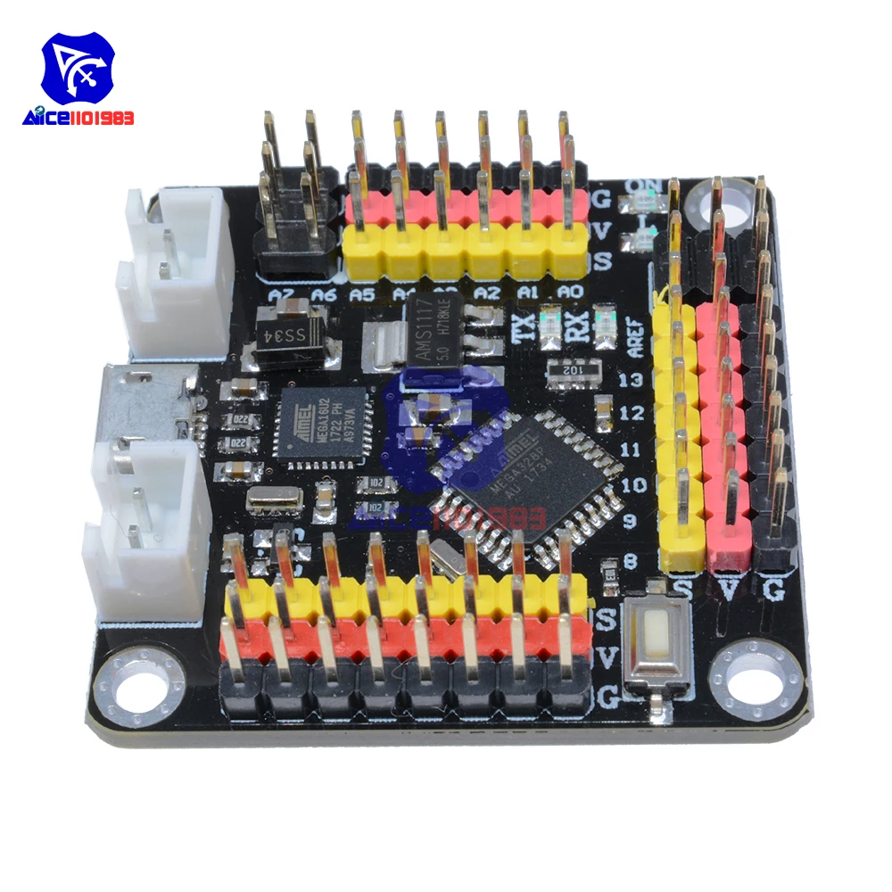 Diymore Dm Strong Series Atmega16u2 Atmega328 Atmega328p Mini R3 Board Microcontroller Module ...