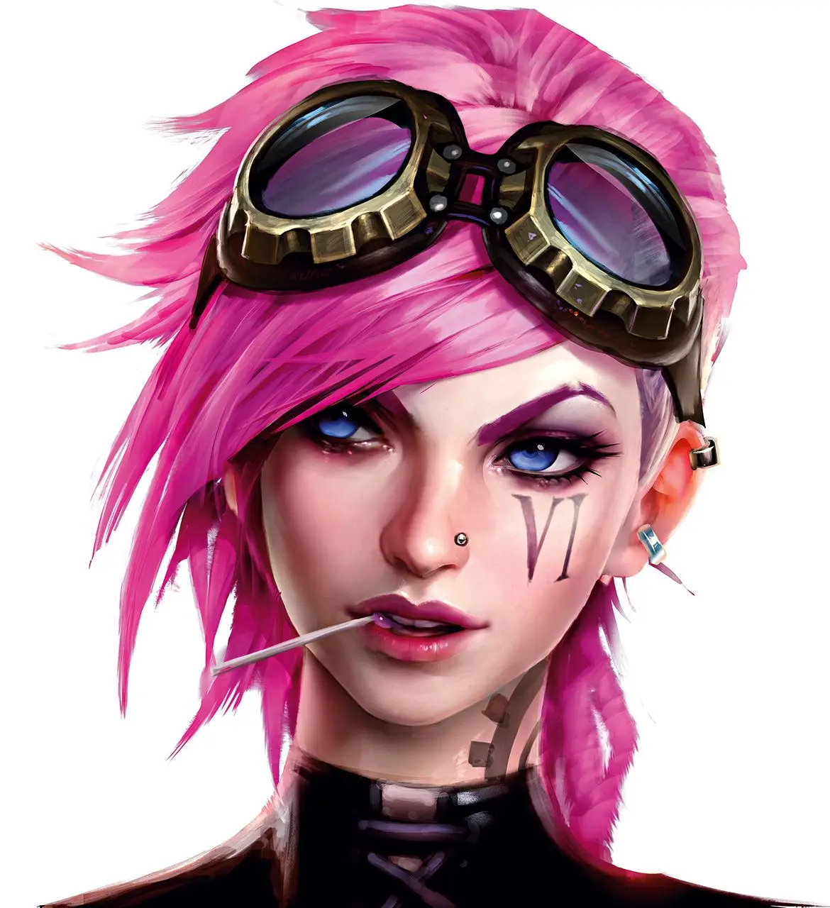 Vi The Piltover Enforcer Fan Art