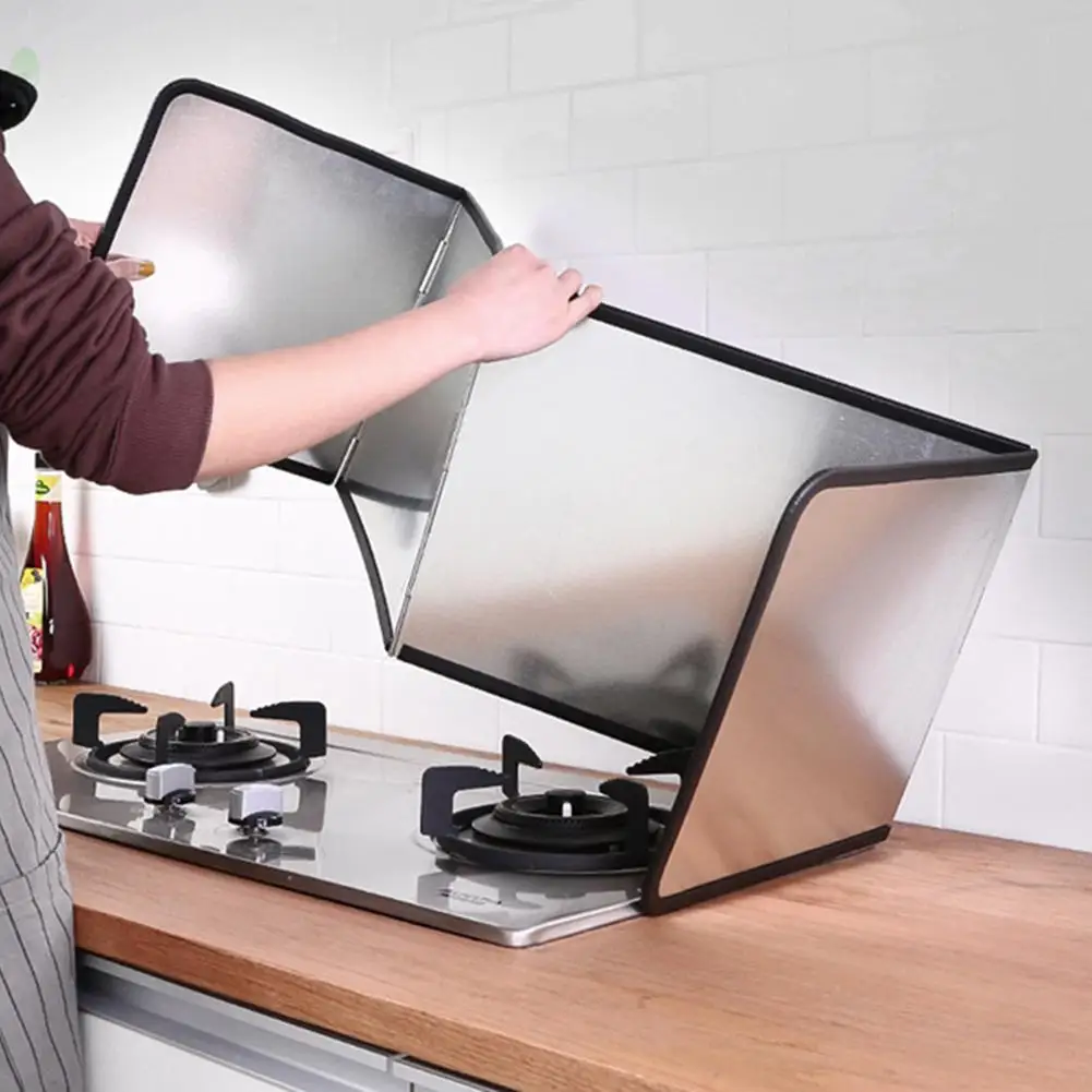 Anti Splatter Shield Guard Oil Anti-Splash Block For Gas Stove Baffle ...