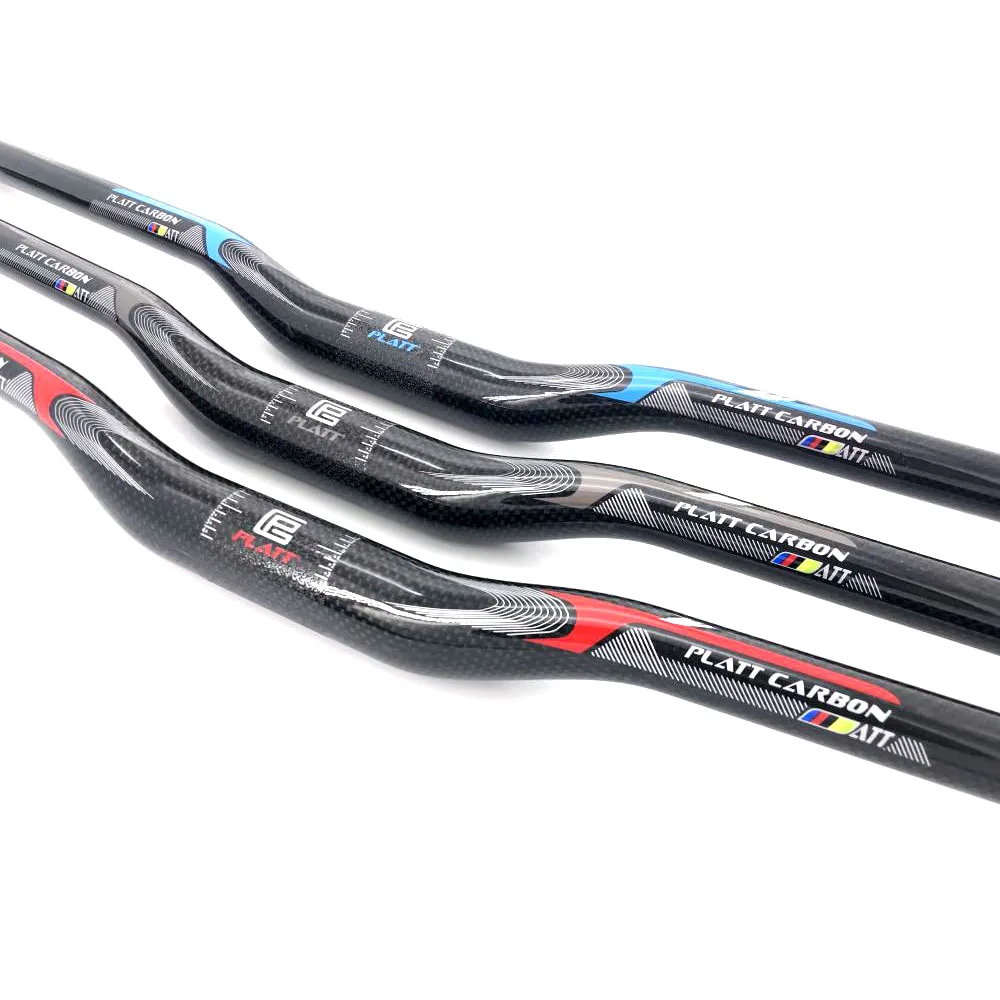 Guidon de vélo,VTT pleine Fiber De Carbone Guidon Hirondelle Léger 3K ...