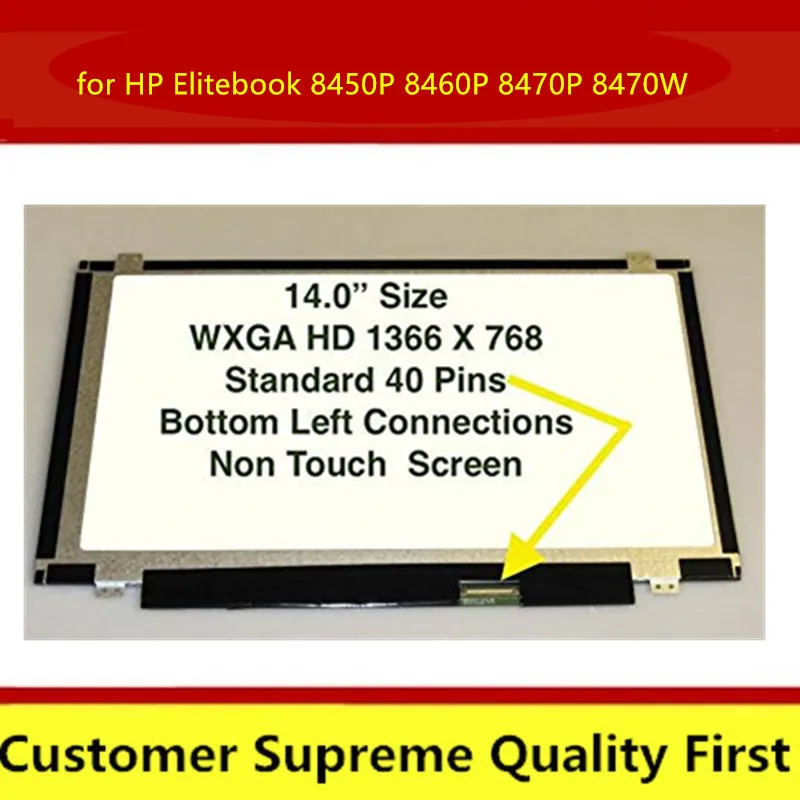 Hp 8450p 8460p 8470p 8470w Replacement Lcd Screen Laptop Hd - AliExpress