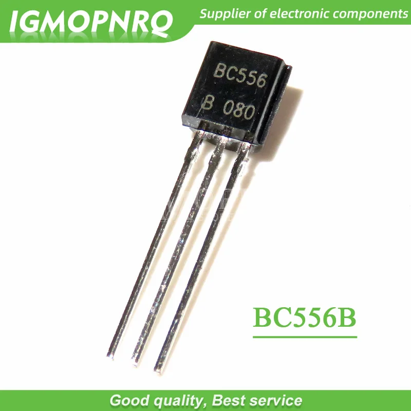 100pcs BC556B BC556 ~ 92 바이폴라 트랜지스터 BJT pnp 65v 100ma HFE/450 신규 오리지널 ...