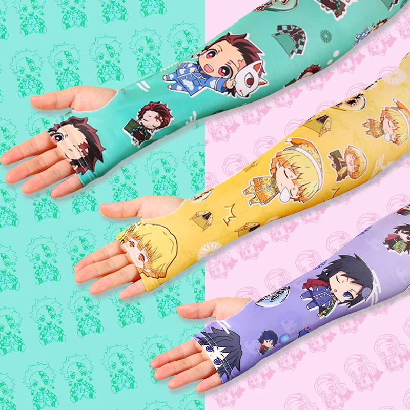Sleeve Arm Protection Uv Anime | Anime Sports Sleeve Sleeves | Anime ...