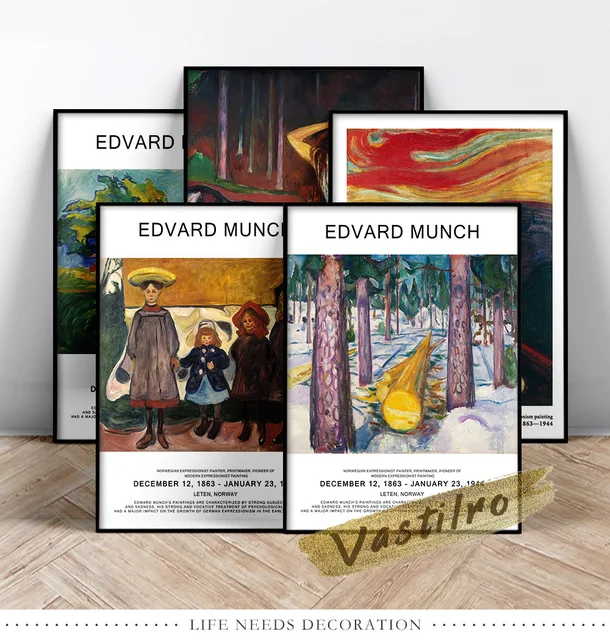 Edvard Munch Scheiding Edvard Munch Scheiding 1896 Museum Kwaliteit