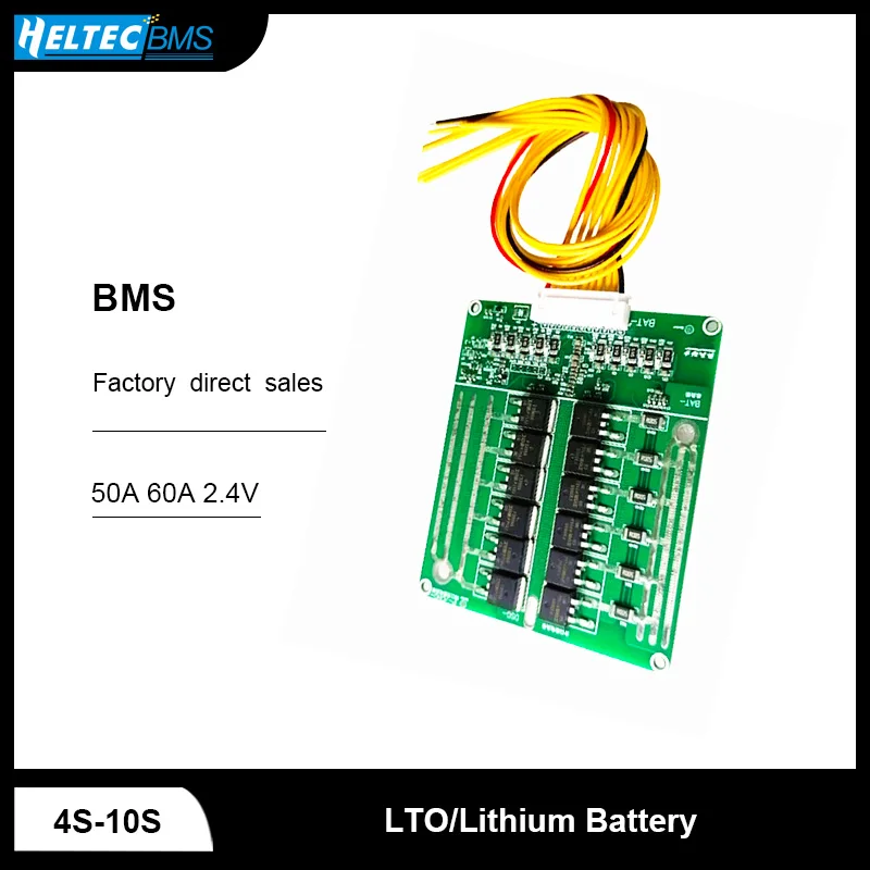Battery Protection Board | Bms Lto Titanate 2.4v | 6s 50a Lto Bms ...