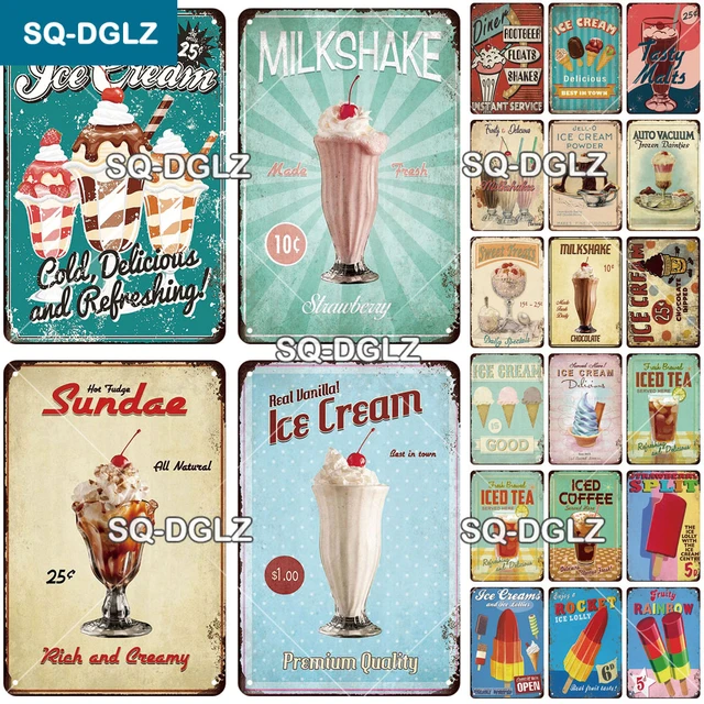 Milkshake Vintage Lables