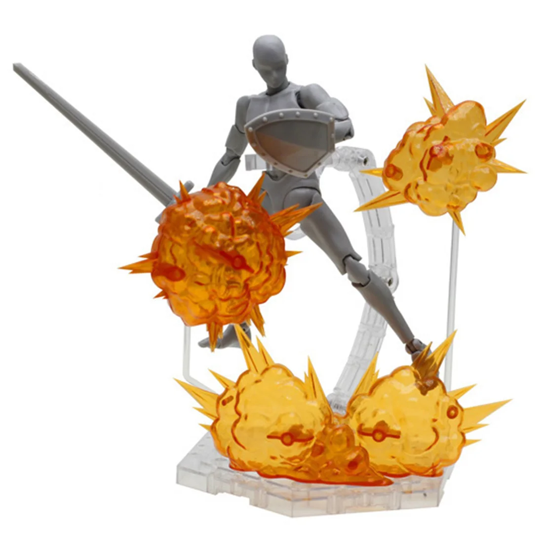 Explosion Scene Model Explosion Special Effects Decoration With Bracket ...