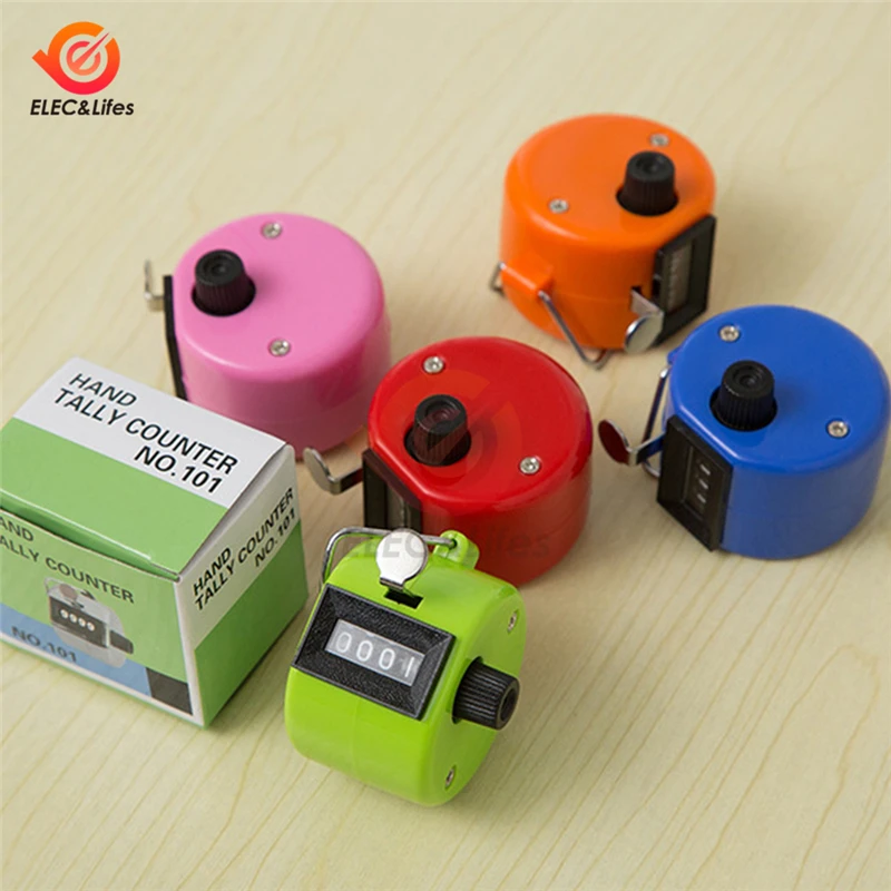Clicker-4-Digit-Number-Counters-Plastic-Shell-Hand-Finger-Display ...