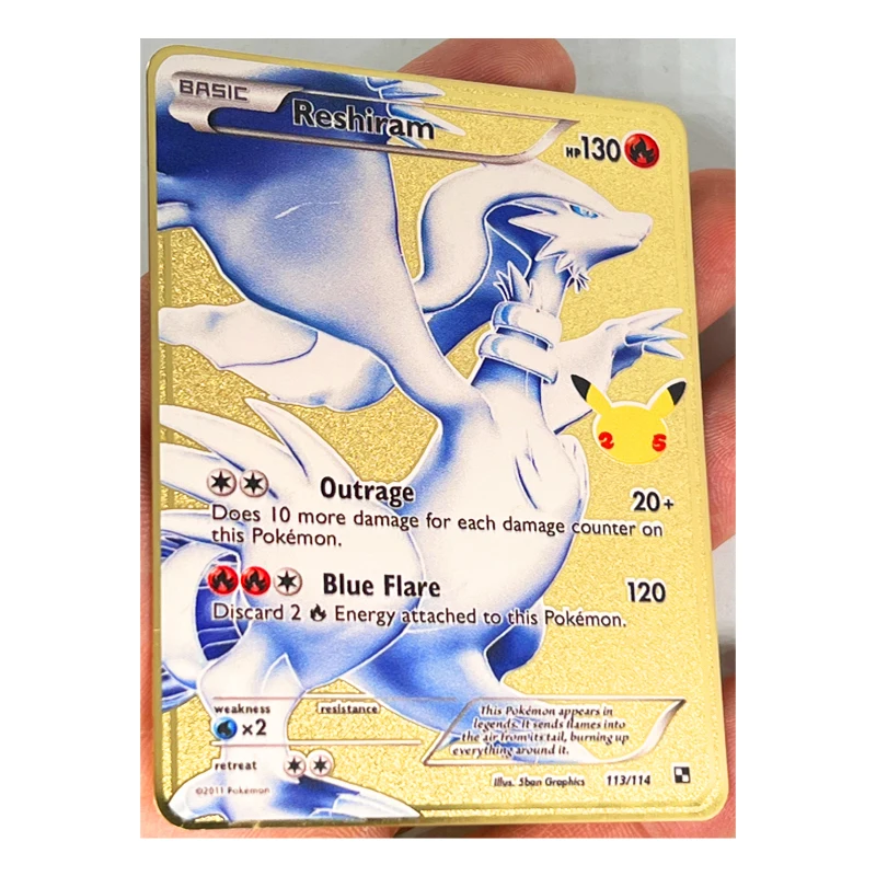 Mega Reshiram Ex Card