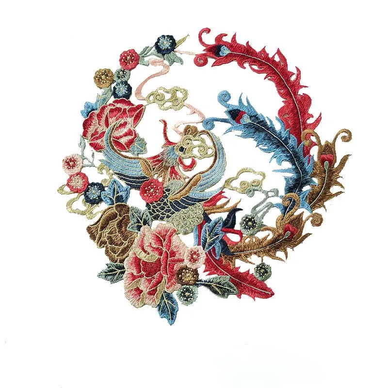 1Pc-Large-Phoenix-Patches-for-Clothing-Applique-Sew-on-Embroidery-Patch ...