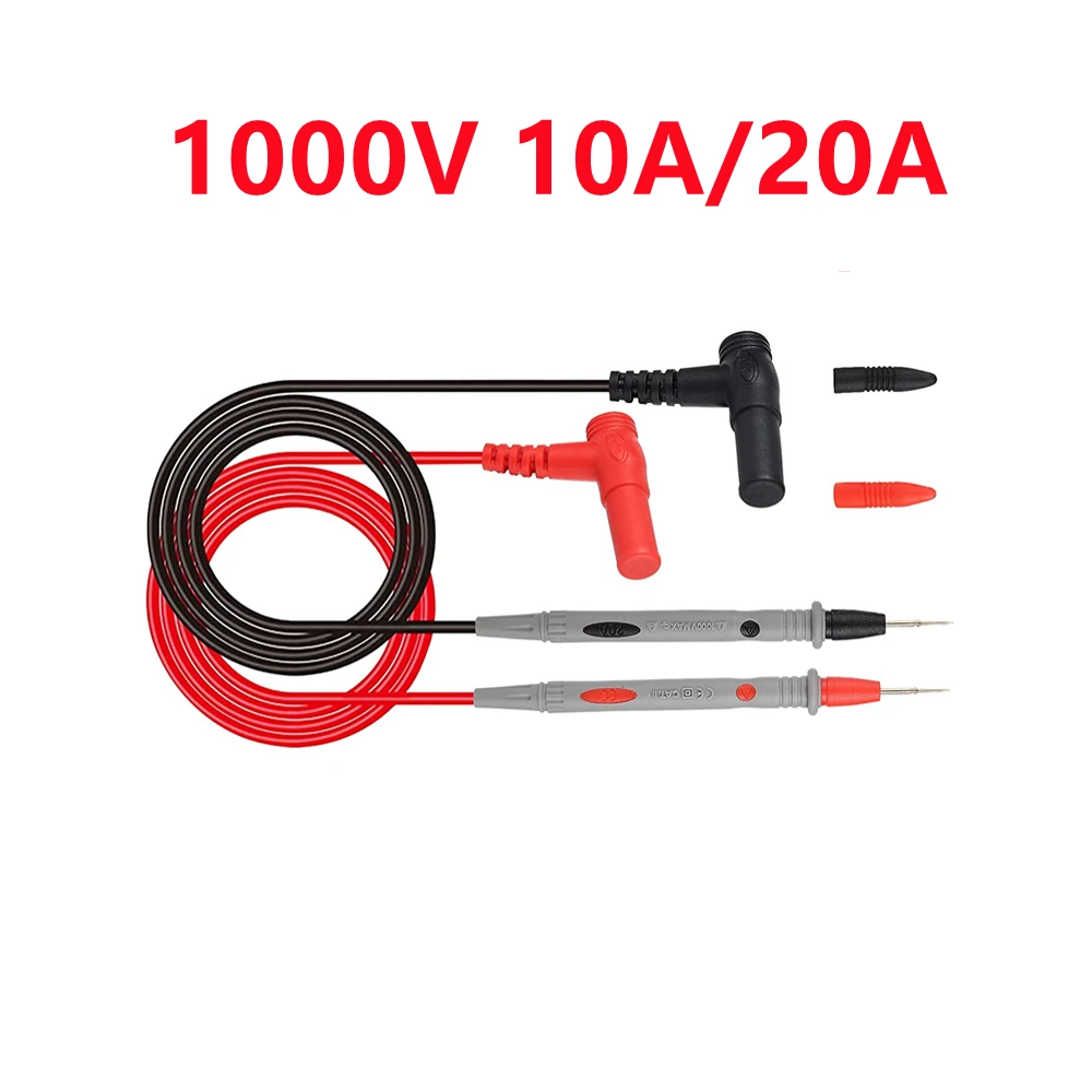 1-pair-Digital-Multimeter-probe-Soft-silicone-wire-Needle-tip-Universal ...
