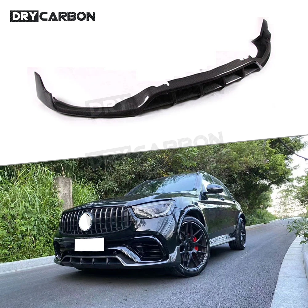 Carbon-Fiber-Front-Lip-Spoiler-for-Benz-GLC-Class-Coupe-W253-GLC63 ...