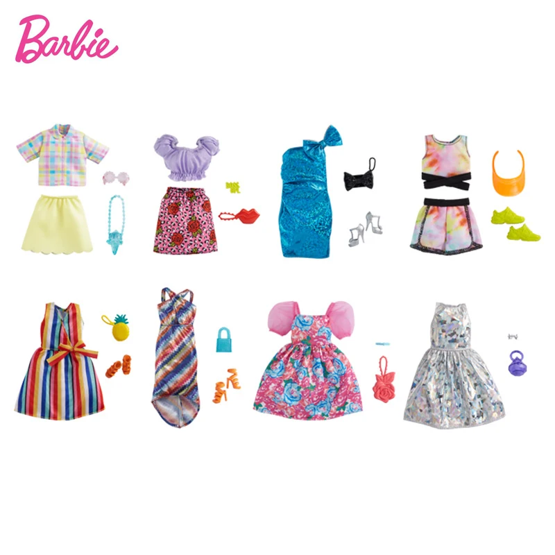 Original-Barbie-Accessories-Fashion-Outfit-Barbie-Clothes-Set-Dolls ...