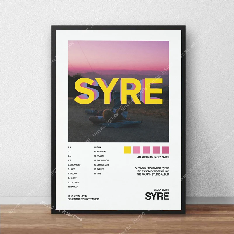 Jaden Smith Print CTV3 Cool Tape Vol 3,Album Cover Poster,Jaden Smith ...