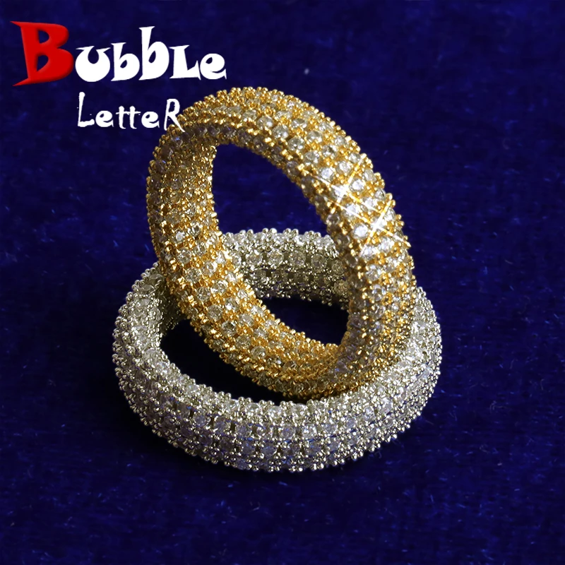 Bubble-Letter-Couples-Ring-for-Men-2021-Trend-White-Gold-Color-Hip-Hop ...