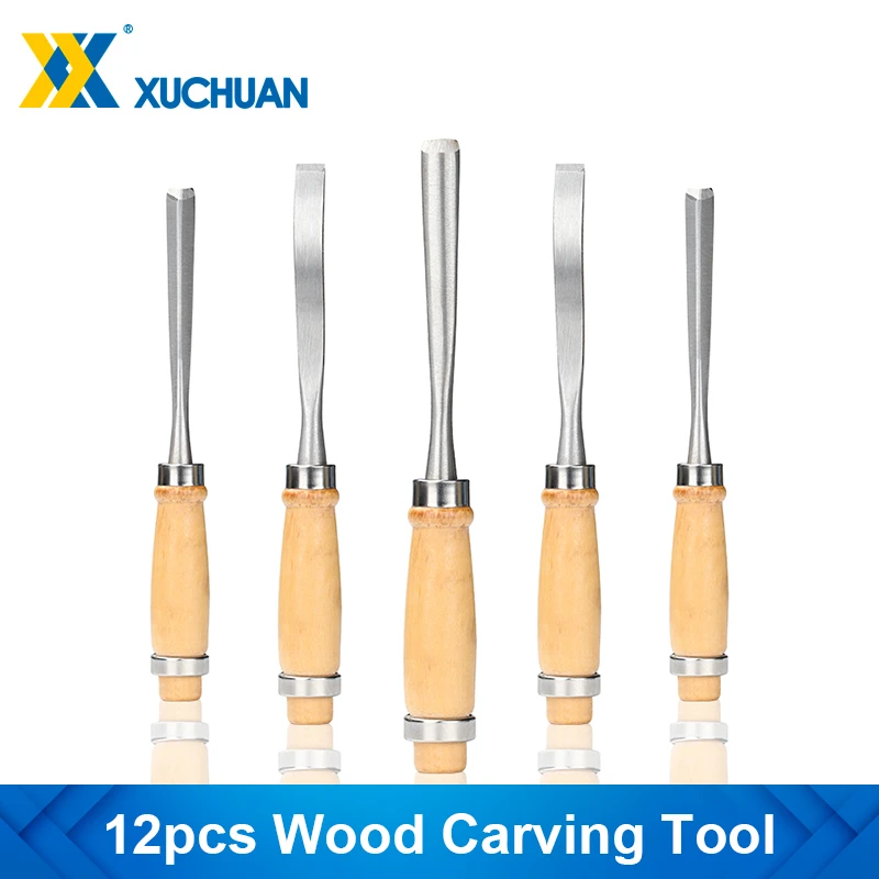 나무 조각 도구 목수에 대 한 12pcs 손 치즐 도구 목공 조각 치즐 DIY 손 도구|칼| - AliExpress