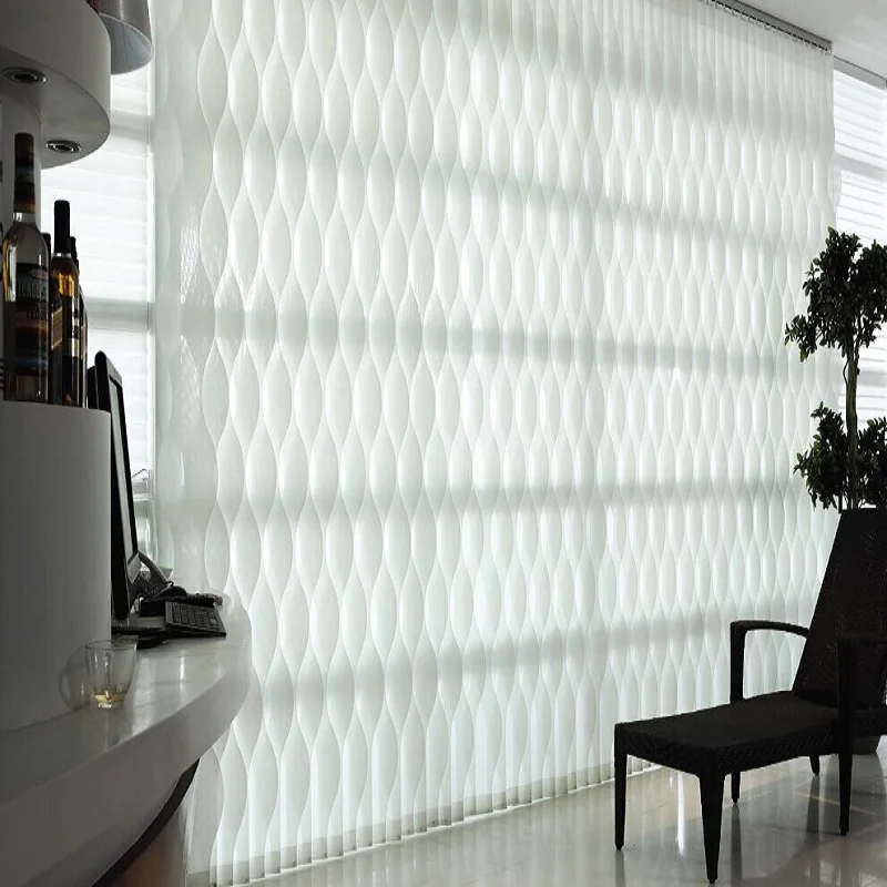 Vertical Blinds Wave Curtains For Sliding Glass Door Model KVSWave ...