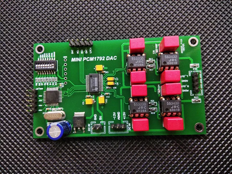 HIFI PCM1792 DSD DAC ถอดรหัสเสียงประกอบบอร์ด 24Bit 192kHz รองรับ Dual ...