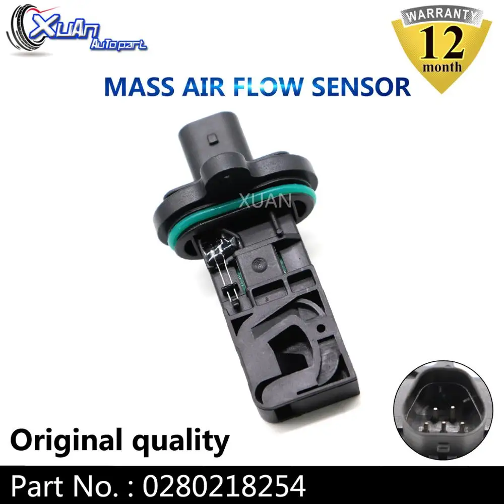 XUAN MAF MASS AIR FLOW METER SENSOR 0280218254 For CADILLAC ELR ...
