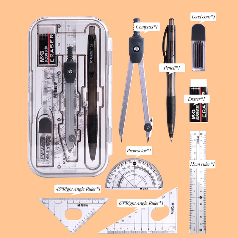 Protractor Compass Set