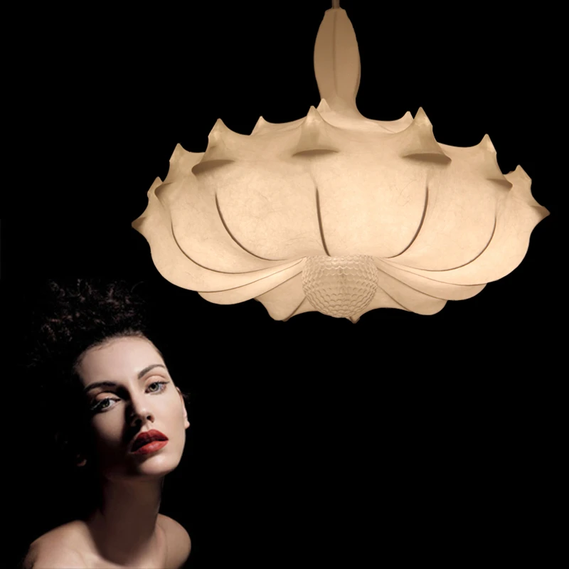 Nordic-Pendant-Lights-Postmodern-Silk-Hanglamp-For-Living-Room-Bedroom ...