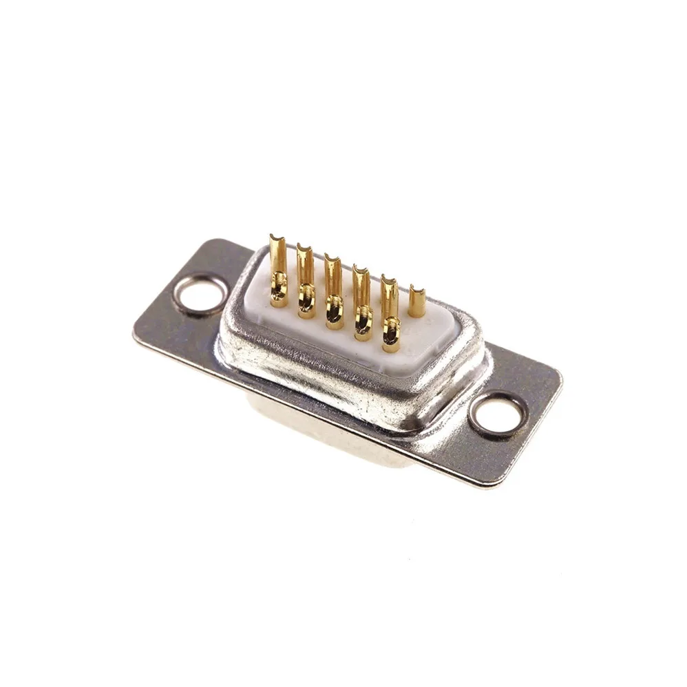 5Pcs D-SUB Connector 15 Position Receptacle Socket Solder Wire Video ...