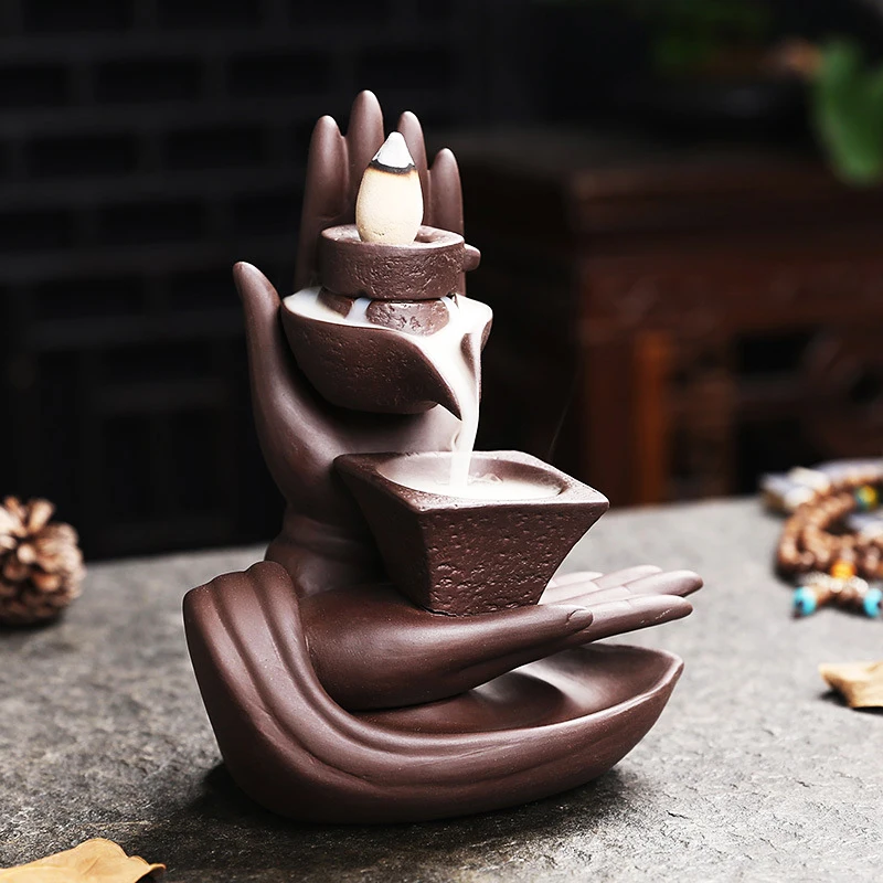 New Abstract Boccaro Backflow Incense Burner Waterfall Bergamot Devil ...