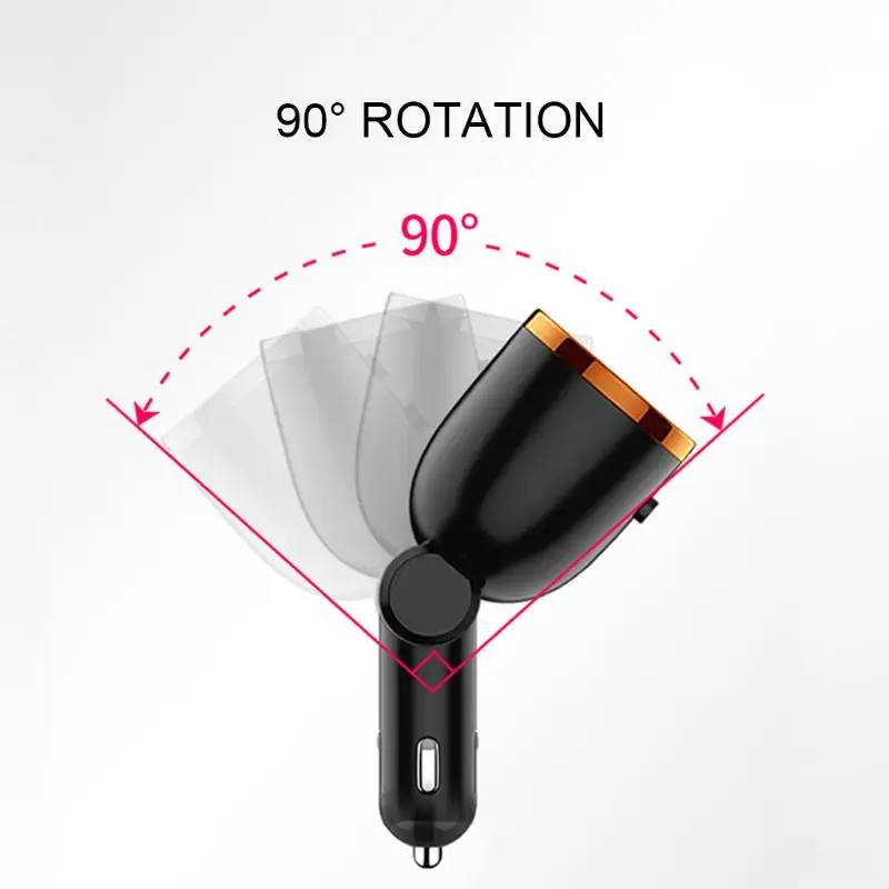 USB Автомобильное зарядное устройство прикуриватель сплиттер адаптер 2 ...