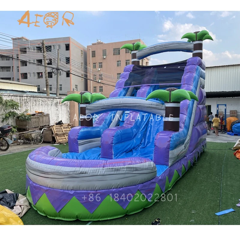 AEOR moonwalk bouncy inflatable slide 상업용 바운스 워터 슬라이드 (워터 슬라이드 포함)|공기주입 바운서| - AliExpress