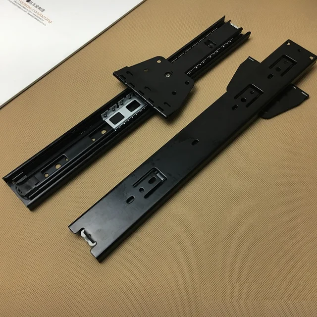 Pull Out & 90 Degrees Turn Ball Bearing Slide Conceal Flap Closet ...