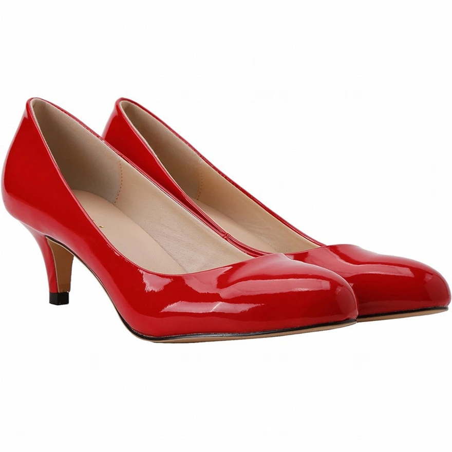 Red Leather Shoes Women | Green Dress Shoes Woman | Leather Work Dress ...