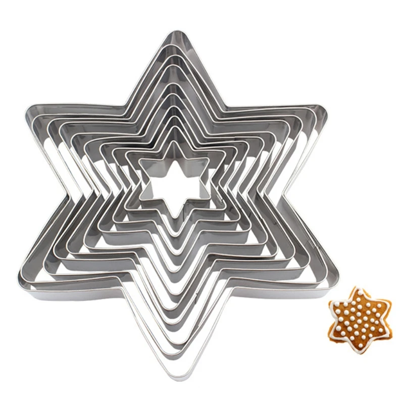 Star-Cookie-Cutter-Set-10-Piece-Assorted-Sizes-Star-Cookie-Molds ...