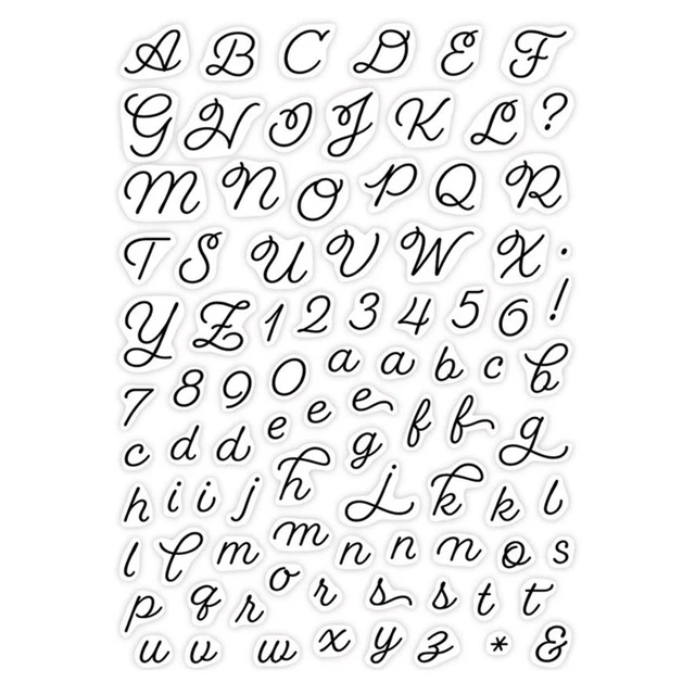 Cute Cursive Alphabet Letters