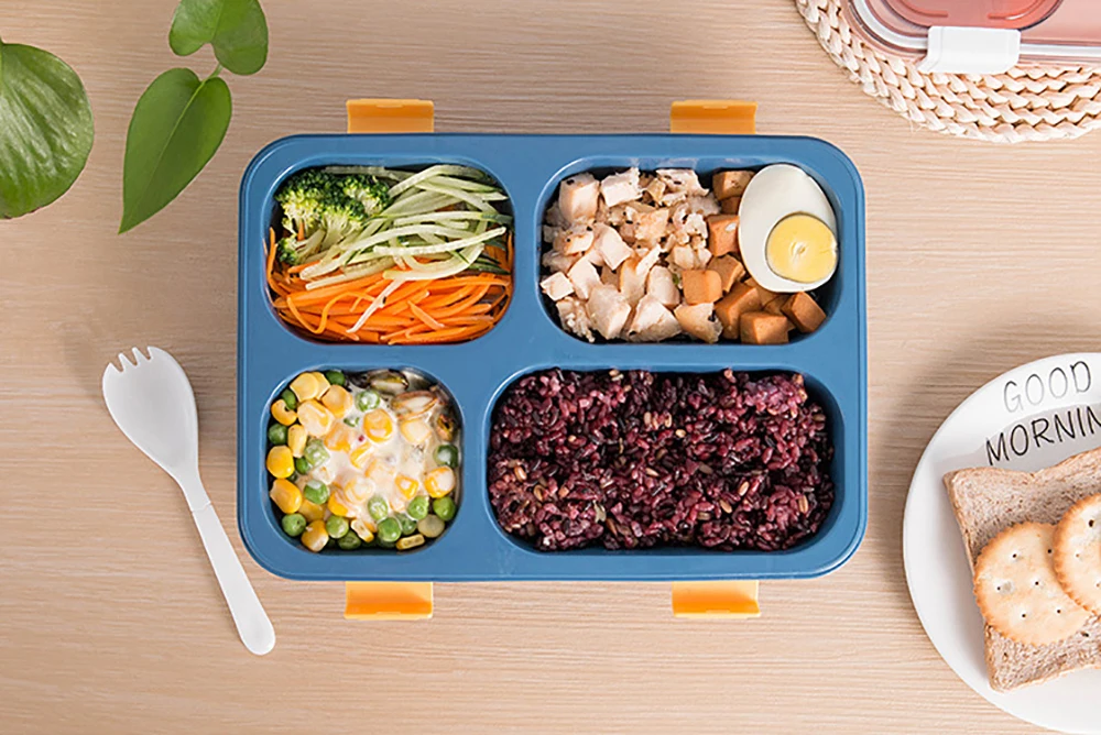 LUNCH BOX,Blue-1250 ml--boîte à déjeuner en matériel sain, Bento pour ...