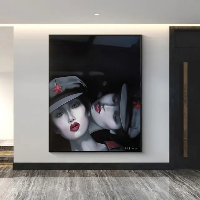 Famous Chinese Lv Yanjun LimitedHuge Sizes by Hand Made Oil Painting on ...