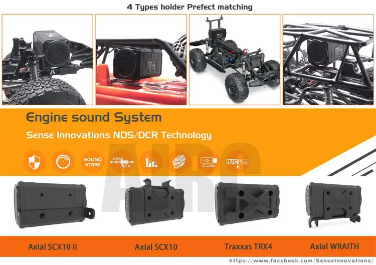 RC 모델 엔진 사운드 시뮬레이터, Ess-dual Dual Dual Horn Simulation Sound Group ...
