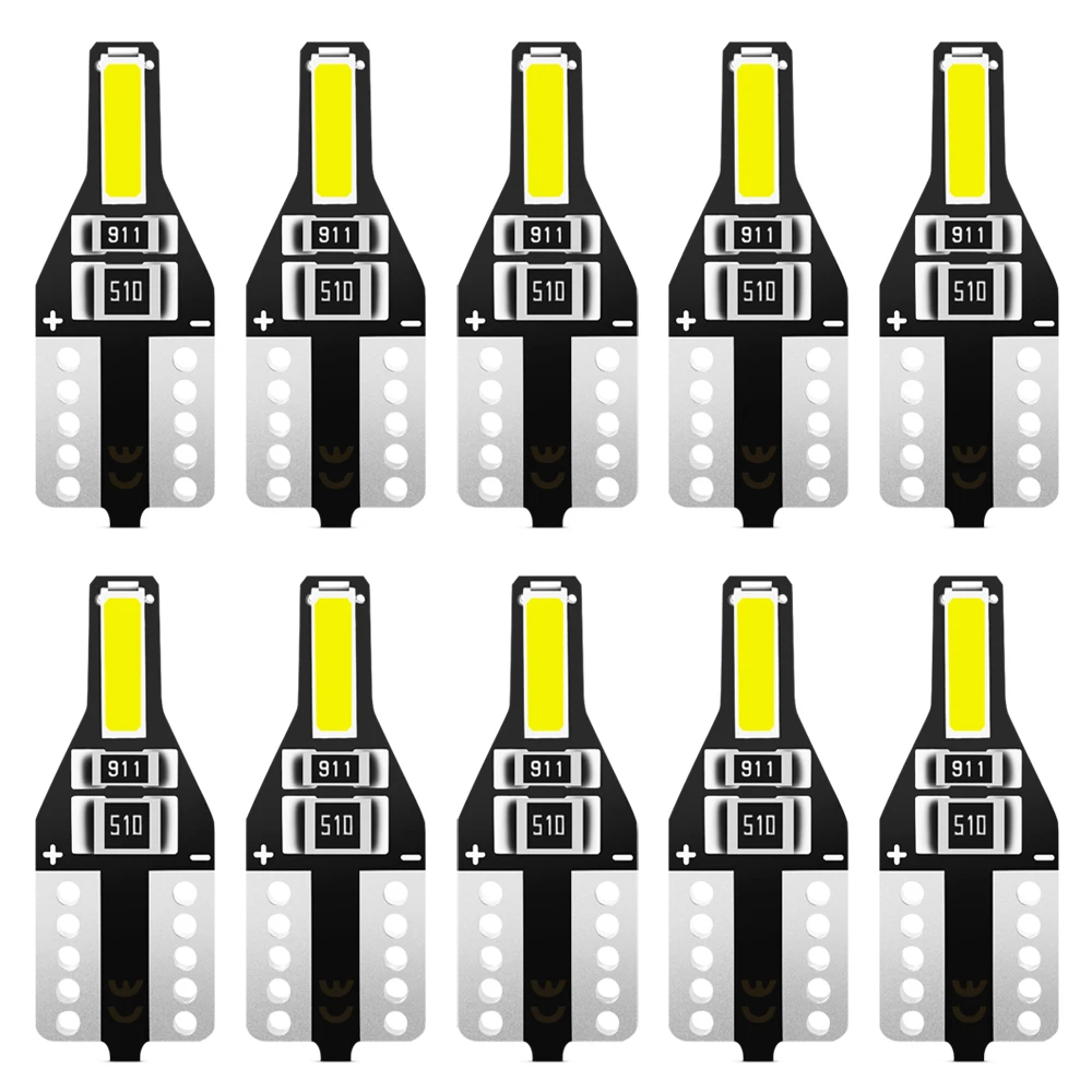 Lâmpada de led para interior de carro, lâmpada led automática t10 w5w ...