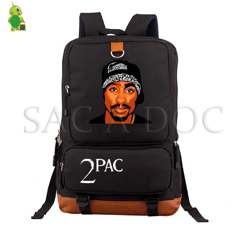 Tupac 2pac Backpack Women Men Laptop Backpack School Bag For Teenagers ...