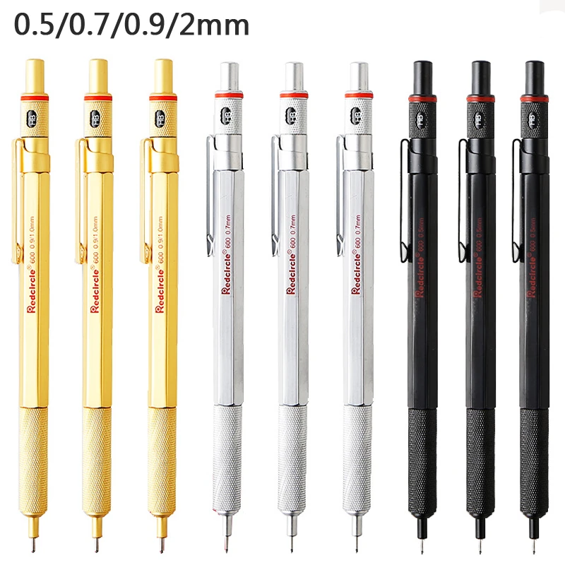 Redcircle Mechanical Pencil Drawing Drafting Pencil 0.5 0.7 2.0mm Lead ...