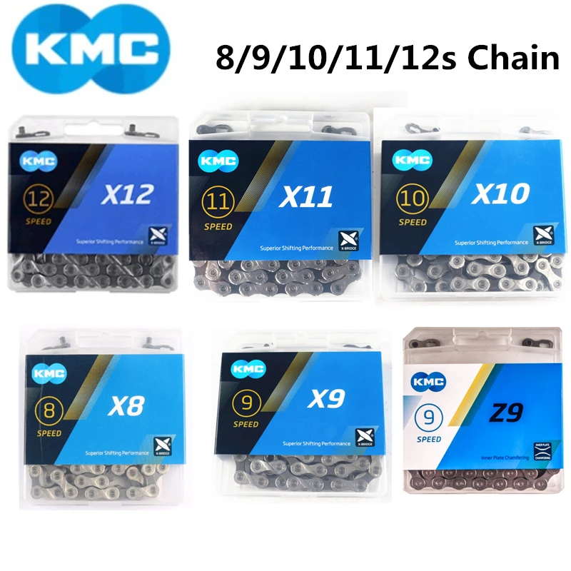 Kmc X11 X10 X9 Z9 X8 Bicycle Chain 128l 6 7 8 9 11s Bicycle Chain With ...