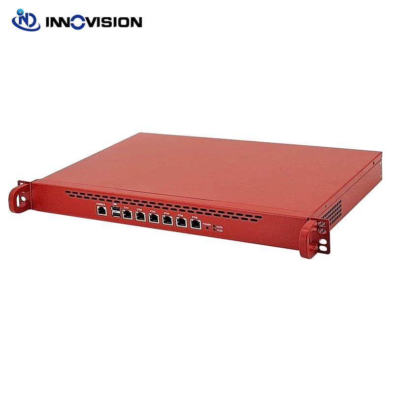 6gbe/6*rj45 Gbe Lan Rack 1u Pfsnese Firewall Server Barebone Supporting ...