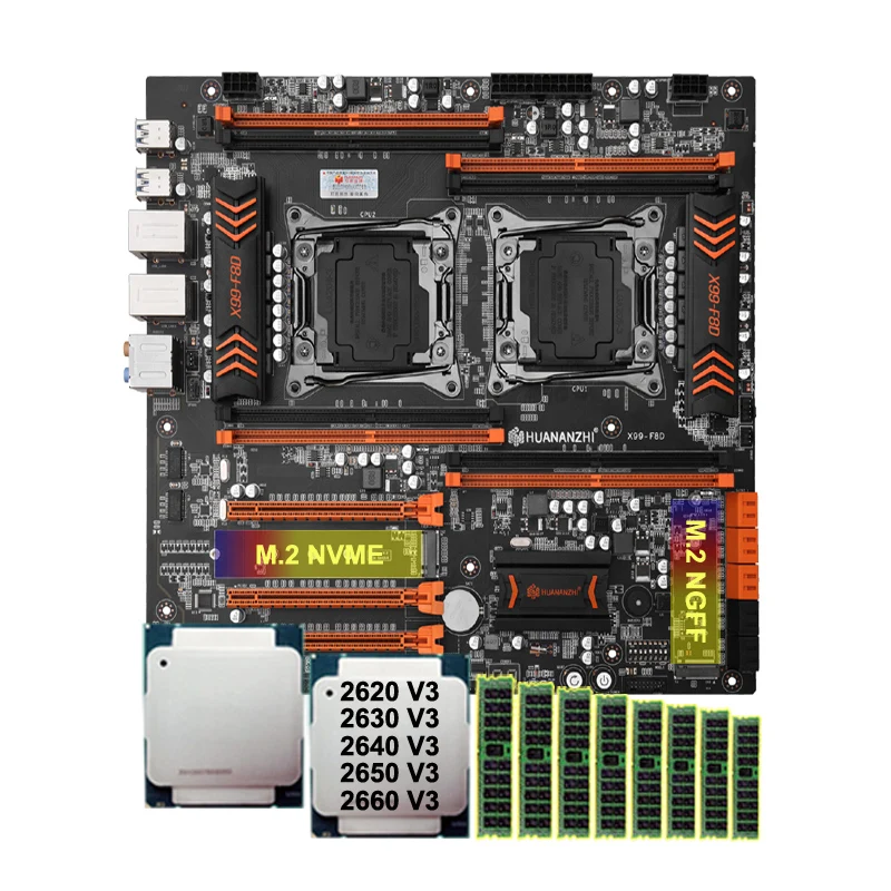 X99-F8D-Dual-CPU-Motherboard-Set-Dual-M-2-SSD-Slot-2-Xeon-Processors ...