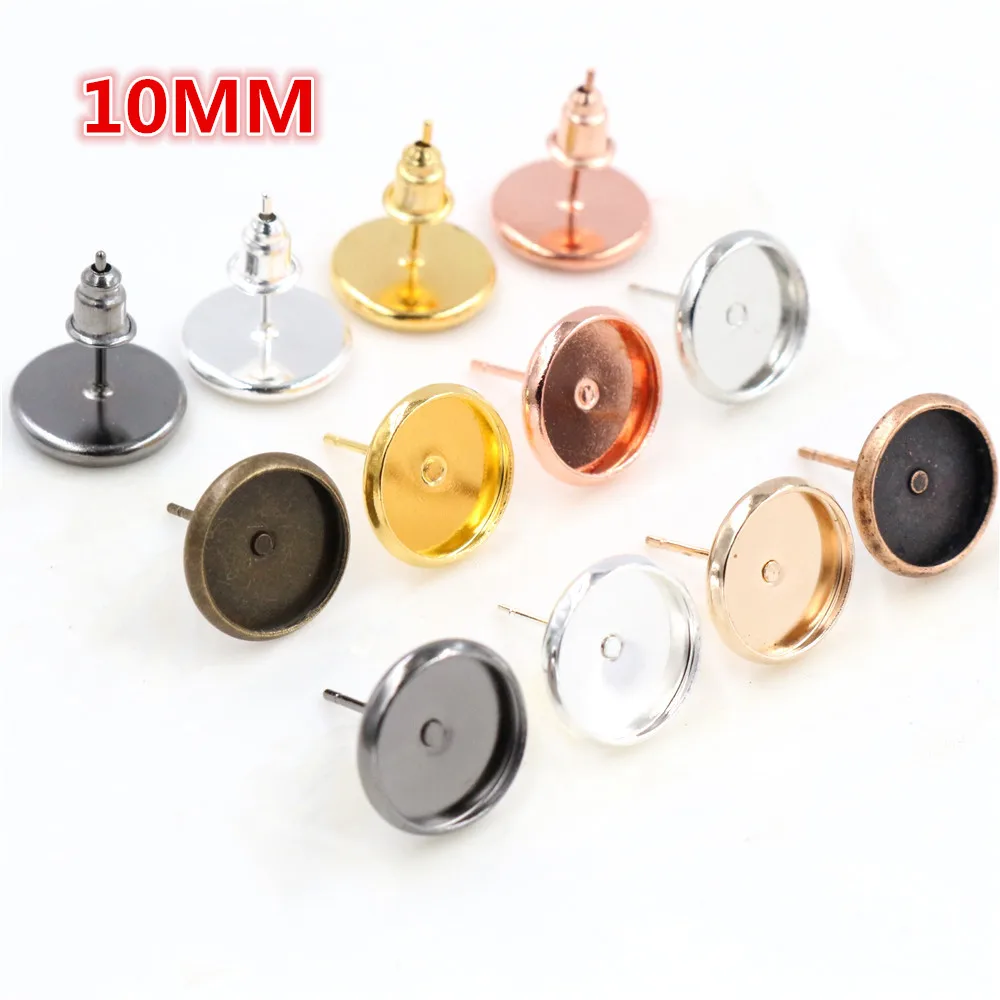 8-10-12mm-50pcs-Lot-8-Colors-Plated-High-Quality-Stainless-Iron-Earring ...