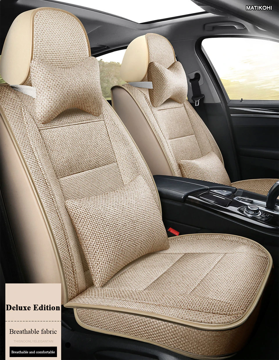 MATIKOHI universal car seat covers set for ford focus 2 3 mk1 mk2 mk3 ...