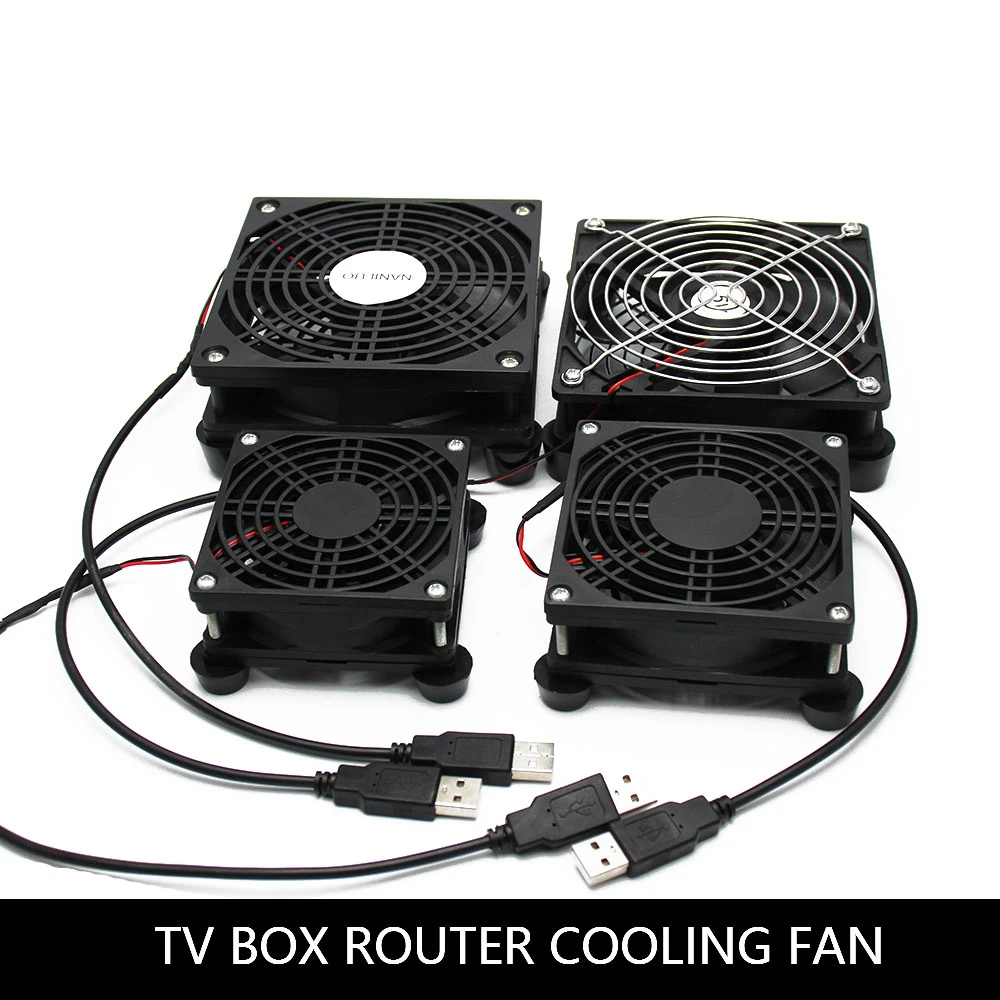 Router Fan Diy Pc Cooler Tv Box Wireless Cooling Silent Quiet Dc 5v Usb ...
